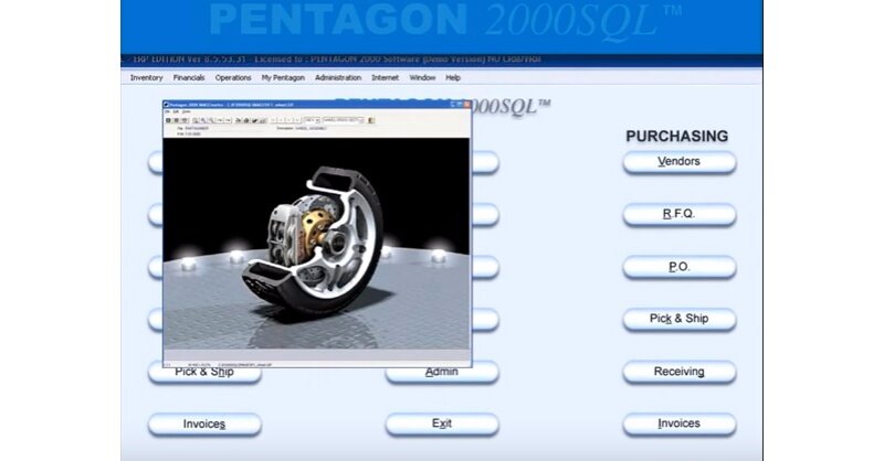 Pentagon 2000SQL ERP - ERP Pricing, Demo and Comparison Tool